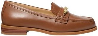 Michael Kors Mocassins &agrave; mors logot&eacute; en cuir de vache