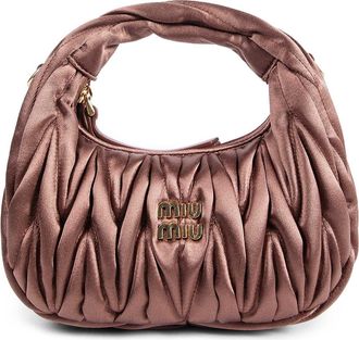 Miu Miu Wander Matelass&eacute; Satin Mini Bag