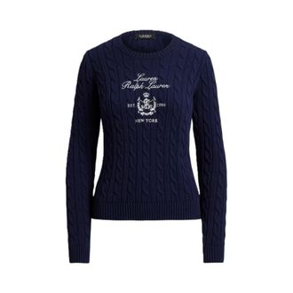 Ralph Lauren Damen, Strickwaren, Blau, LGr&ouml;&szlig;e