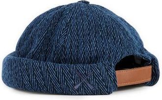 B&eacute;ton Cir&eacute; Chapeau en denim de coton