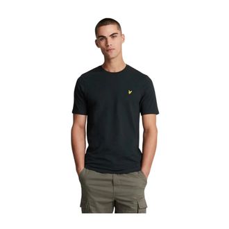 Lyle & Scott Homme, Tops, Bleu, Taille: XS T-shirt Classique
