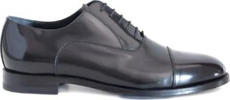 Marechiaro 1962 Homme, Chaussures, Noir, Taille: 42 EU Stringata Monogramma Punta Tonda
