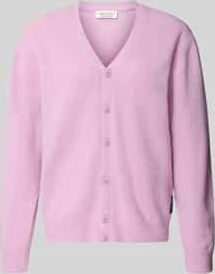Casual Friday Cardigan aus Woll-Mix mit V-Ausschnitt Modell KARL