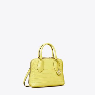 Tory Burch Damen Gepr&auml;gte Mini Swing Henkeltasche