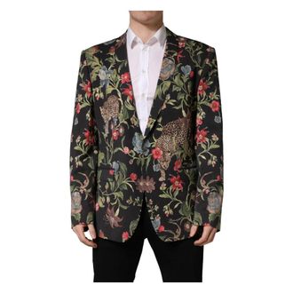 Dolce & Gabbana Homme, Vestes, Multicolore, Taille: 3XL Veste de costume &agrave; 1 bouton