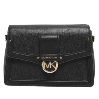 Michael Kors Sac bandouli&egrave;re en cuir Pre-owned - Femme - Pre-owned - Noir - Taille: ONE Size