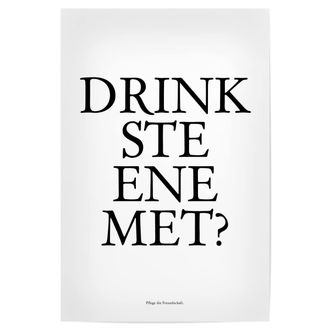 artboxONE Poster 30x20 cm K&ouml;ln St&auml;dte/K&ouml;ln Drinkste ene met - Bild k&ouml;ln k&ouml;lsch k&ouml;lsches grundgesetz