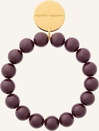 Vanessa Baroni Vanessa Baroni Armb&auml;nder Mini Beads Flex Bracelet Aubergine By Glambou gold