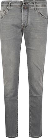 Jacob Cohen Homme, Jeans, Gris, Taille: W34 Nick Slim 5 Pocket Jeans