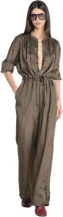 Aspesi Femme, Combinaisons et Ensembles, Vert, Taille: 38 FR Tuta in seta