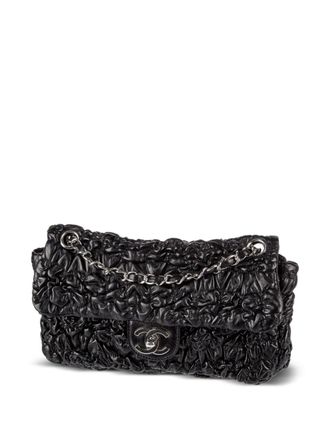 Chanel sac porté épaule Astrakhan médium (2007) - Noir