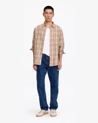 Arket OCEAN Loose Straight Jeans -Blau