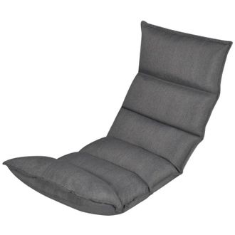 vidaXL Matelas pliant pour ponts gris en tissu
