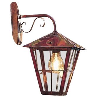 Konstsmide Fenix Applique dext&eacute;rieur classique lanterne vers le bas cuivre, IP23