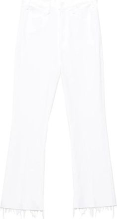 Mother Femme, Jeans, Blanc, Taille: W31 The Hustler Ankle Fray Jeans