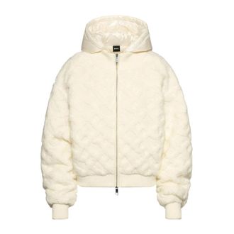 HUGO BOSS Farionda Bomber - - Jackets - Damen - Wei&szlig; - M