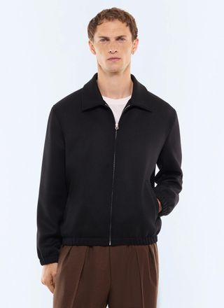 Fursac Blouson en drap de laine - Taille XL - Homme