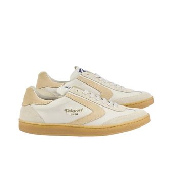 Valsport Wei&szlig;e Creme Leder Wildleder Schuhe - - Shoes - Herren - Mehrfarbig - 45 EU