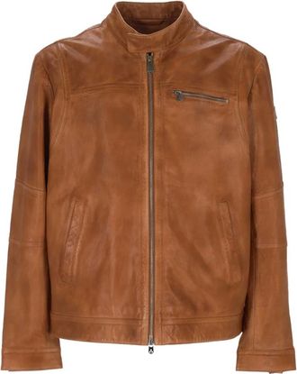Peuterey Homme, Vestes, Brun, Taille: S Biker Jacket