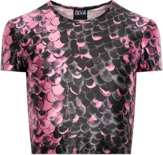 Versace Jeans Couture Femme, Tops, Rose, Taille: 42 FR T-Shirt Imprim&eacute;