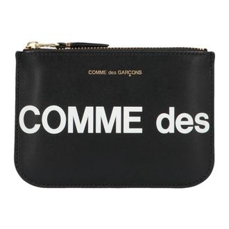 Comme Des Gar&ccedil;ons Huge Logo Geldb&ouml;rse - - Bags - Damen - Schwarzk - ONE SIZE