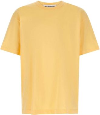 Comme Des Gar&ccedil;ons Homme, Tops, Orange, Taille: XS Logo Print T-shirt