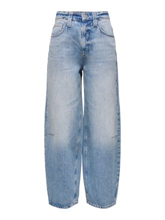 Only Female Jeans ONLFRANKIE Hohe Taille Barrel Fit Jeans