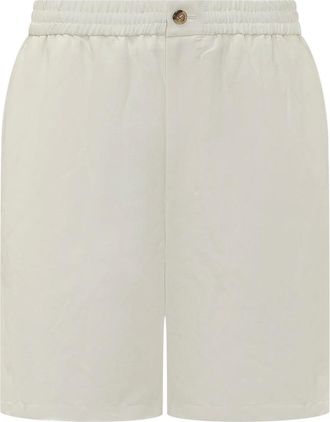 Ami Homme, Shorts, Beige, Taille: XS Elasticated Shorts