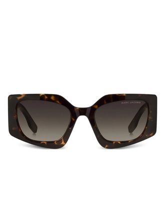 Marc Jacobs lunettes de soleil à monture géométrique - Noir
