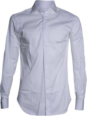 Xacus Homme, Chemises, Blanc, Taille: L Chemise Coupe Tailleur