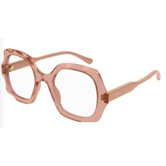 Chlo&eacute; unisex, Accessoires, Rose, Taille: 51 MM Oversized Square Optical Frame