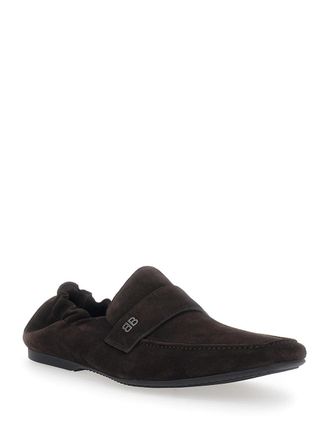 Balenciaga Mens Loafers Palermo Brown Leather Calf