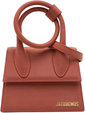 Jacquemus Hobo Bags - Nubuck Le Chiquito Noeud - Gr. unisize - in Rot - f&uuml;r Damen