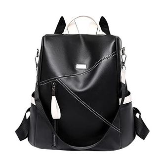 Generic Sac &agrave; dos tendance en cuir souple pour femme - Sac &agrave; dos de voyage en plein air - Utilisation &agrave; une &eacute;paule - Sac de loisirs pour femme - Cadre ext&eacute;rie