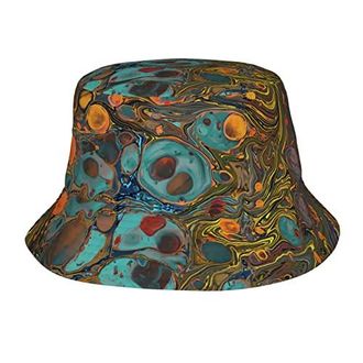 Generic Unisex Chapeau de Plage Éclaboussures phosphorescentes Chapeaux de Visière Casual Extérieur Casquette pour Outdoor Adultes Plage