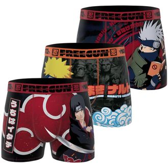 Freegun Lot de 3 boxers homme Naruto Classic