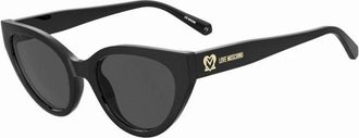 Love Moschino Femme, Accessoires, Noir, Taille: 53 MM Lunettes de soleil oeil de chat