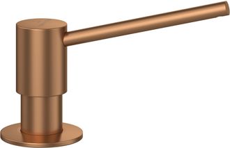 Villeroy & Boch Seifenspender Küchenzubehör, Einbau Spülmittelspender aus Edelstahl, Füllmenge 250 ml, rund, Bronze
