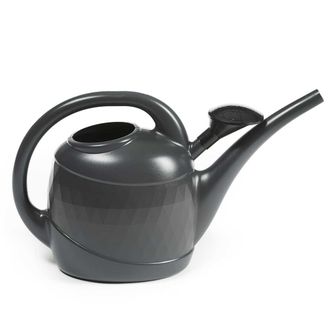 HowHomely Gie&szlig;kanne 10 Liter Gartengie&szlig;kanne schwarz | Blumen Bew&auml;sserung Pflanzen & B&auml;umen | Gartenger&auml;te mit Brause f&uuml;r Haus & Garten Pflanzengie&szlig;er Gartenbew