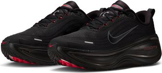 Nike Laufschuh NIKE NIKE VOMERO PLUS, Herren, Gr. 42,5, schwarz, schwarz, bright crimson, wolf grau, Synthetik, Textil, Schuhe Laufschuh, Topseller