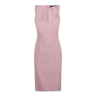 Versace Midi Kleider - - Dresses - Damen - Rosa - XS