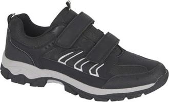 Urban Jacks Baskets de randonnée larges et respirantes à lacets et col rembourré pour homme, Bracelet noir., 46.5 EU