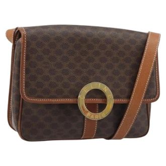 Celine Sac Bandouli&egrave;re Vintage Pre-owned - Femme - Pre-owned - Brun - Taille: ONE Size