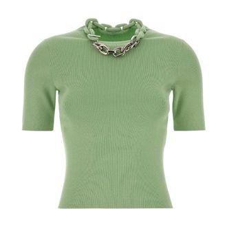 Paco Rabanne Damen, Strickwaren, Gr&uuml;n, MGr&ouml;&szlig;e