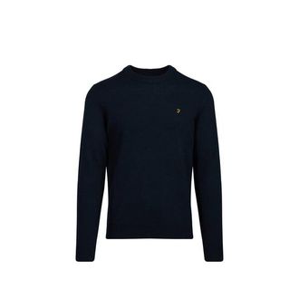 Farah Pull droit &agrave; logo brod&eacute; en laine