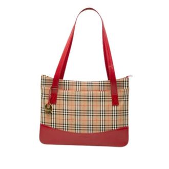 Burberry Pre-owned Vintage Haymarket Check Tote - Femme - Pre-owned - Multicolore - Taille: ONE Size