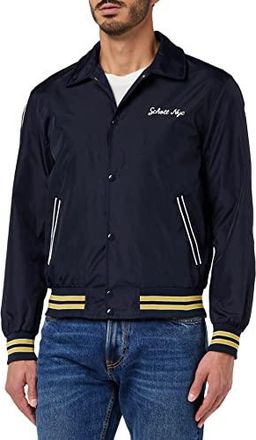 Schott NYC Giants Blouson, Navy, L Homme