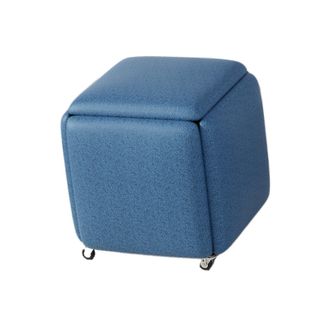 Generic 5-in-1-Quadrathocker, stapelbarer Ottoman-Stuhl mit R&auml;dern, Sitzwaschtisch for kleine R&auml;ume, for Schlafzimmer, Garten, Balkon, B&uuml;ro, Eigentumswohnunge