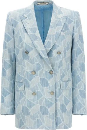 Tagliatore Femme, Vestes, Bleu, Taille: 36 FR Jasmine Double-Breasted Blazer