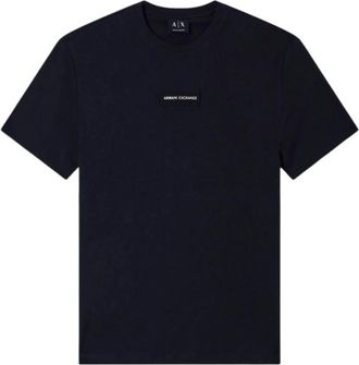 A|X Armani Exchange Homme, Tops, Bleu, Taille: M T-shirt Coupe Slim